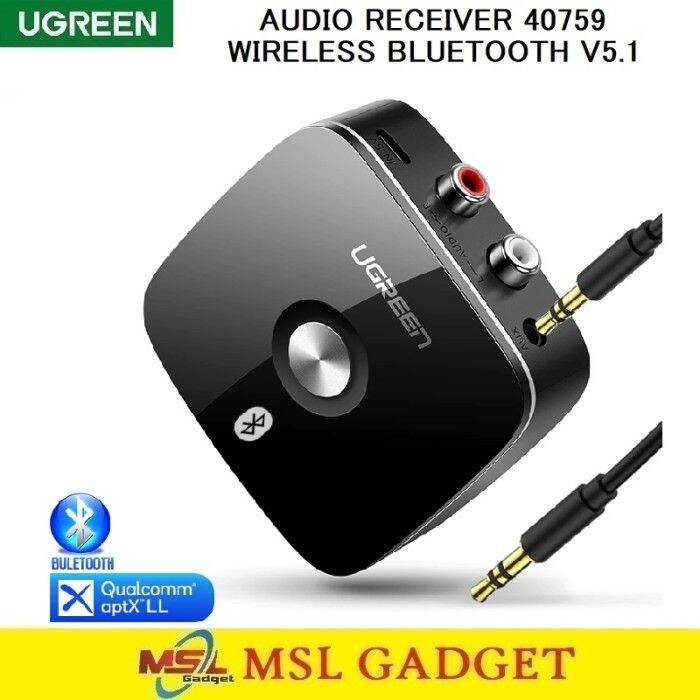 UGREEN Wireless Bluetooth 5.1 Audio Receiver APTX Aux 3.5mm 2RCA 40759 ...