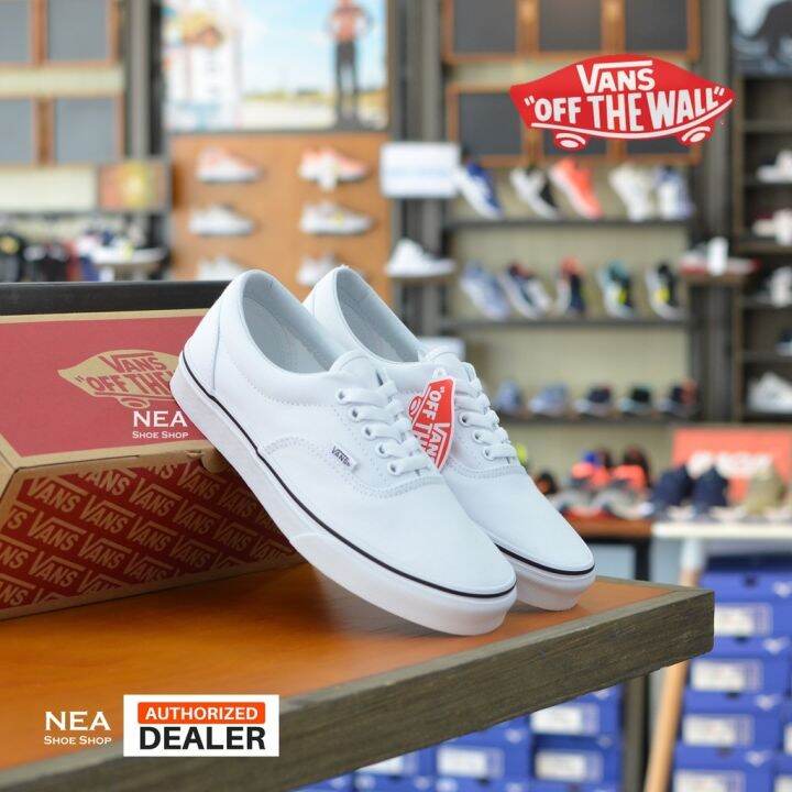 [ลิขสิทธิ์แท้] Vans Era Classic True White [u] Nea รองเท้า แวนส์ ได้
