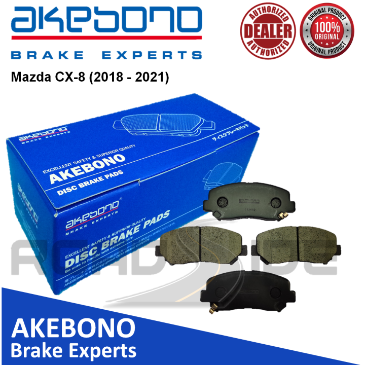 Akebono Front Brake Pads for Mazda CX-8 (2018 - 2021) | Lazada PH