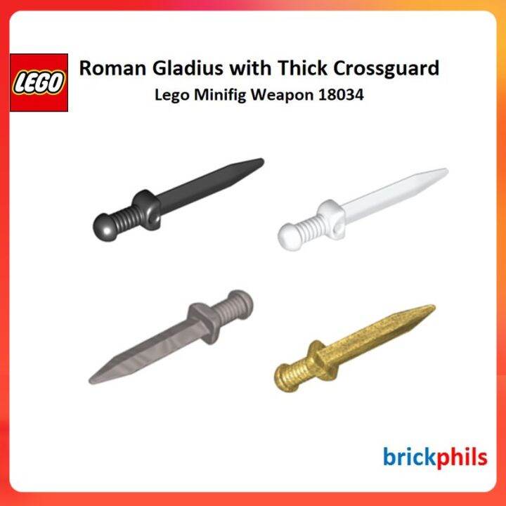Lego Minifig Weapon 18034 Roman Gladius with Thick Crossguard | Lazada PH