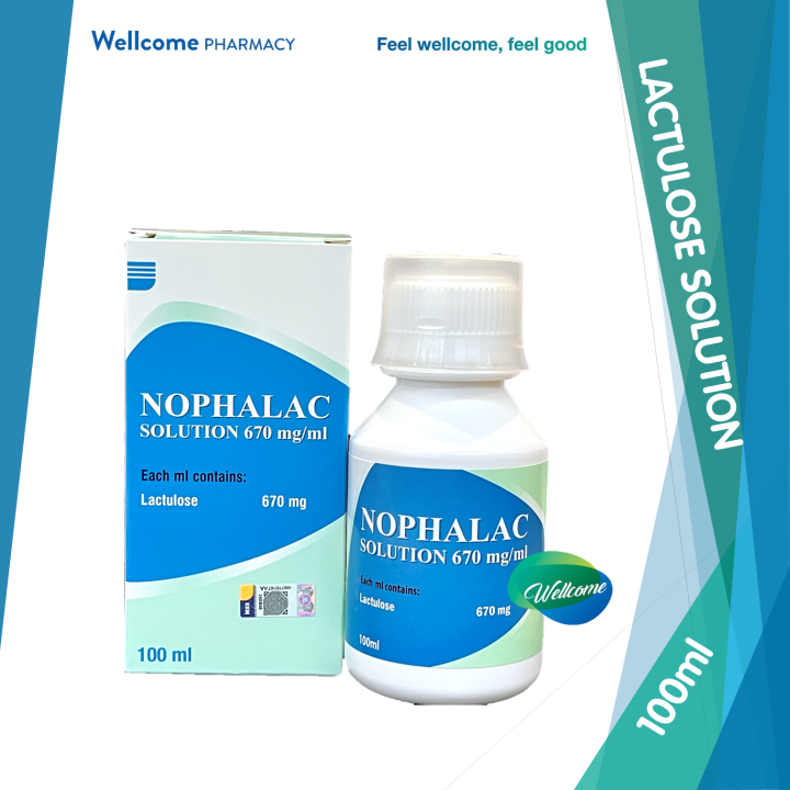 Nophalac Lactulose Solution 670mg for Constipation - 100ml | Lazada