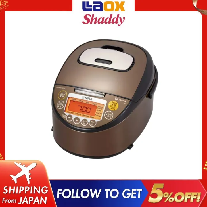 TIGER IH หม้อหุงข้าวอุ่น JKT L18W 1.8L 10ถ้วยพร้อม Tacook ตำรา Made In ...