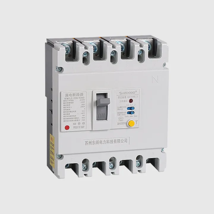 Plastic case leakage protector 4p 160 yuan A 200 yuan A 250 yuan A Three-phase four-wire leakage ...