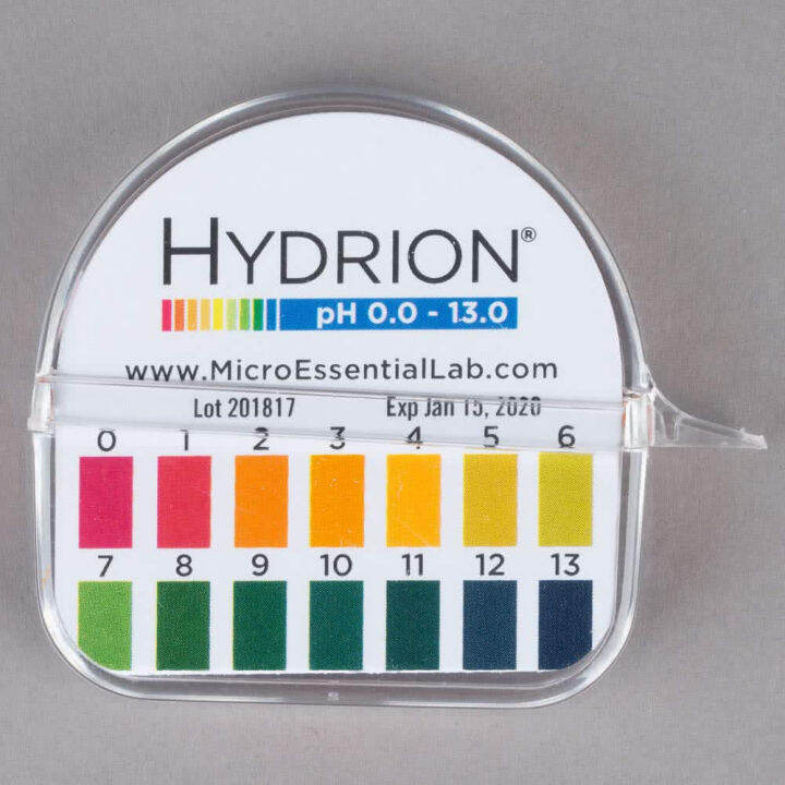 Micro Essential Lab Hydrion Ph Paper (93) with Dispenser and Color ...