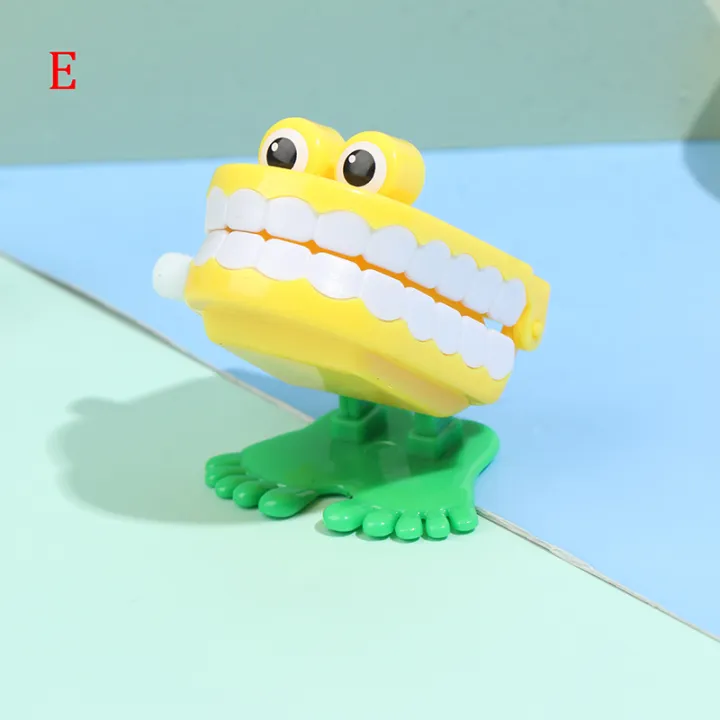 wanglianzhon Funny Cartoon Teeth Denture Foot Clockwork Educational ...