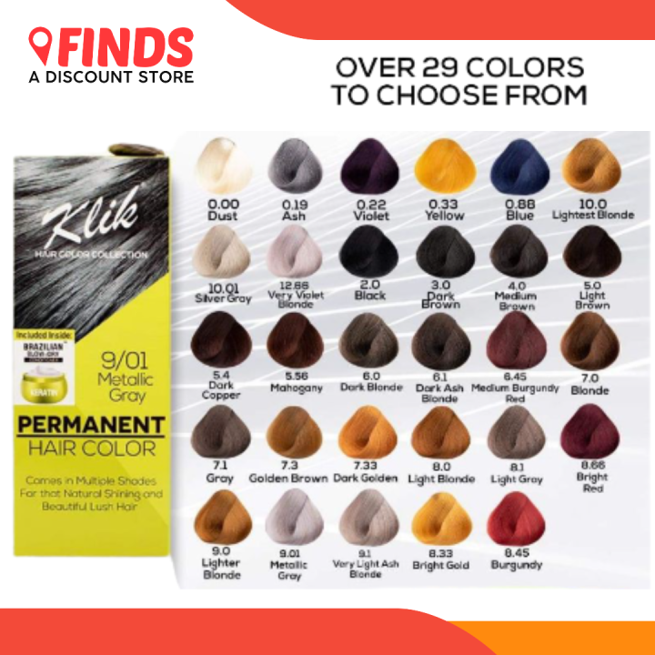 KLIK Permanent Hair Color Collection 60ml | Lazada PH