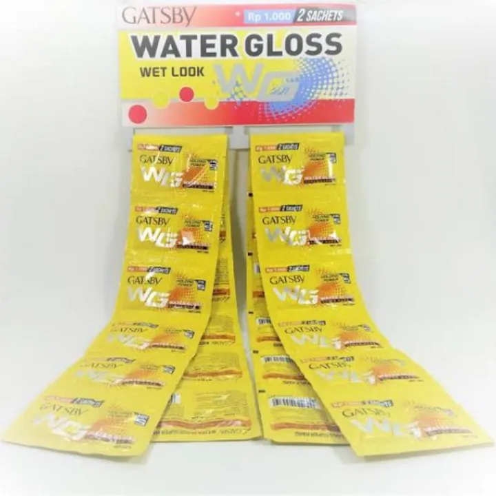 MINYAK RAMBUT GATSBY KUNING ISI 2' X 12 (48 PCS) | Lazada Indonesia