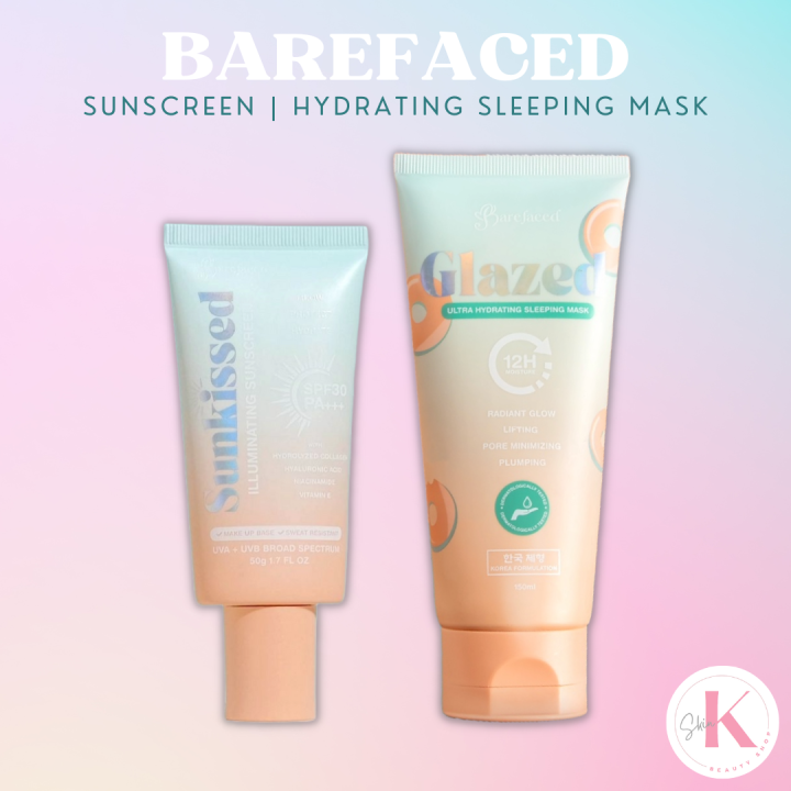 Barefaced Glazed Ultra Hydrating Mask | Sunkissed Illuminating ...