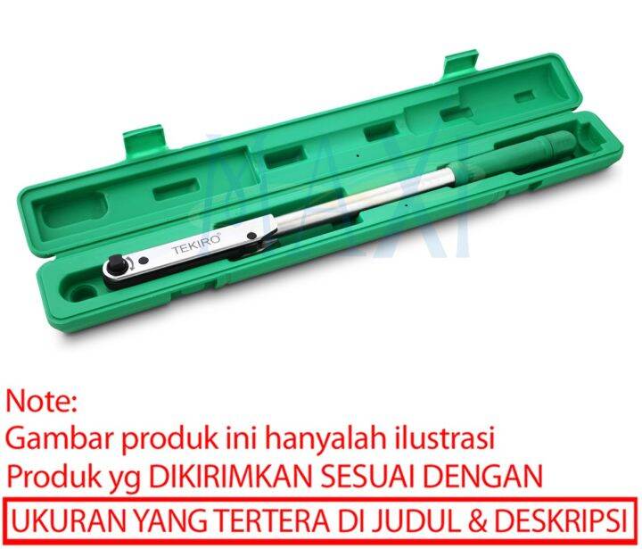 Tekiro Kunci Torsi Profesional 3/8" 2.5-11 N.m (T100) - MAXITOOLS ...