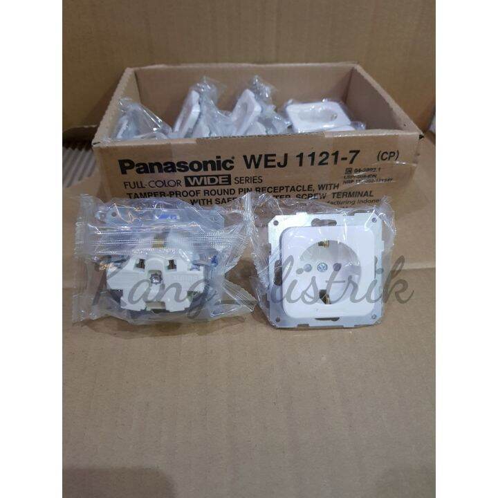 Stop Kontak Panasonic WEJ11217 No Plate - WEJ1121-7 (CP) | Lazada Indonesia