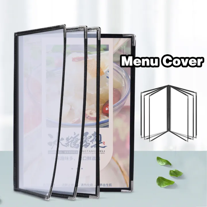 A4 Menu Cover Transparent Menu Display Menu Folder Menu Book Restaurant ...