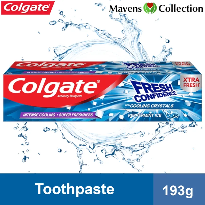 Colgate Toothpaste Fresh Confidence With Cooling Crystals Peppermint ...