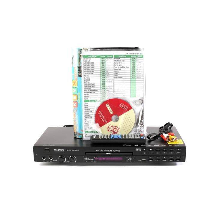 Pensonic 99m-4318 DVD Karaok Player with Songbook, CD | Lazada PH