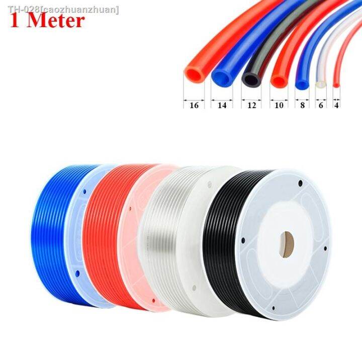 1 Meter Air Pneumatic Hose 4mm 6mm 8mm 10mm 12mm 14mm PU Tube Pipe For Compressor Tubing 8x5mm ...