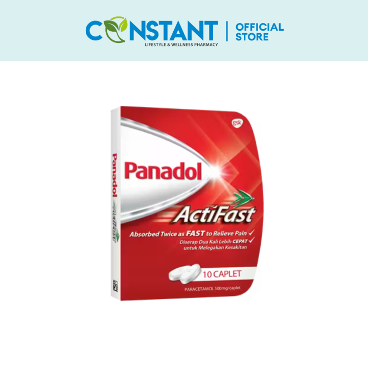 Panadol Actifast Compact Caplets 10's | Lazada
