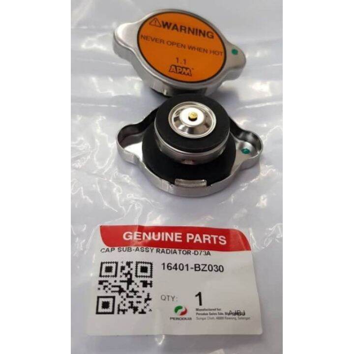 *ORIGINAL PERODUA MYVI, VIVA, PERSONA, EXORA, RADIATOR CAP/ TANGKI CAP (APM 1.1) 16401-BZ030 ...