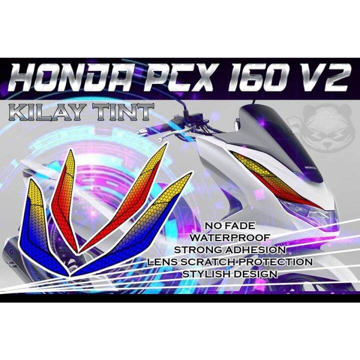 KILAY TINT FOR HONDA PCX 160 beehive design | Lazada PH
