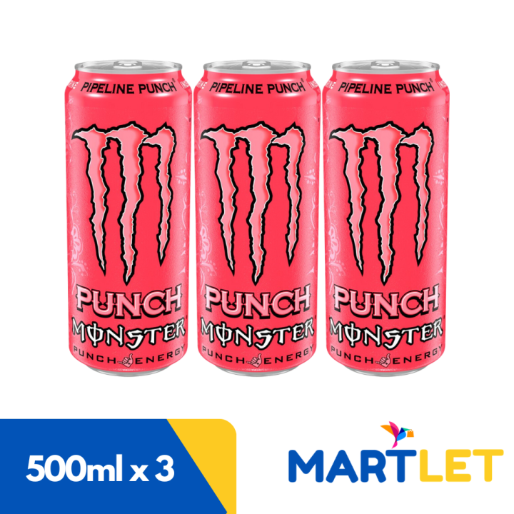 Monster Punch Energy 500ml x 3 | Lazada PH