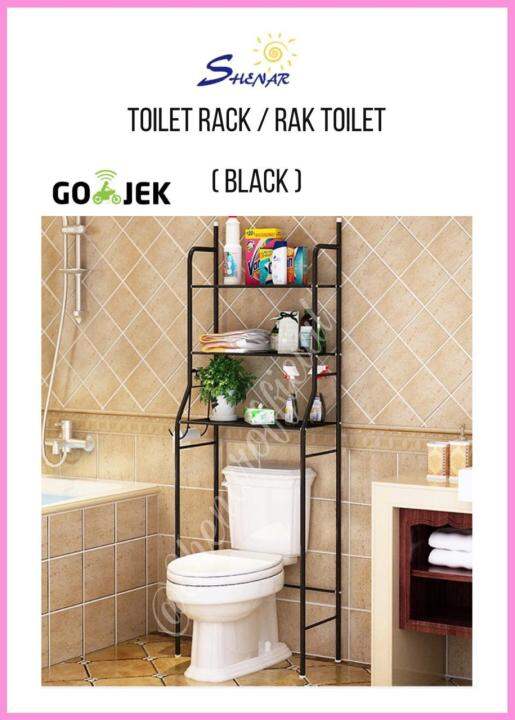 shr3555 - RAK TOILET/RAK KAMAR MANDI/RAK ORGANIZER/TISSUE/SHAMPOO/SABUN ...