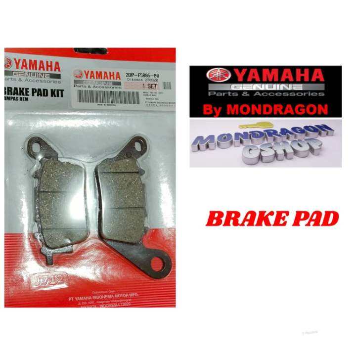 YAMAHA GENUINE PARTS BRAKE PAD (FRONT) FOR NMAX V1, V2 AND SNIPER ...