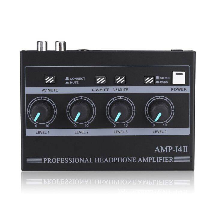Headphone Amplifier 8 Channel Adjustable Button Control Music ...