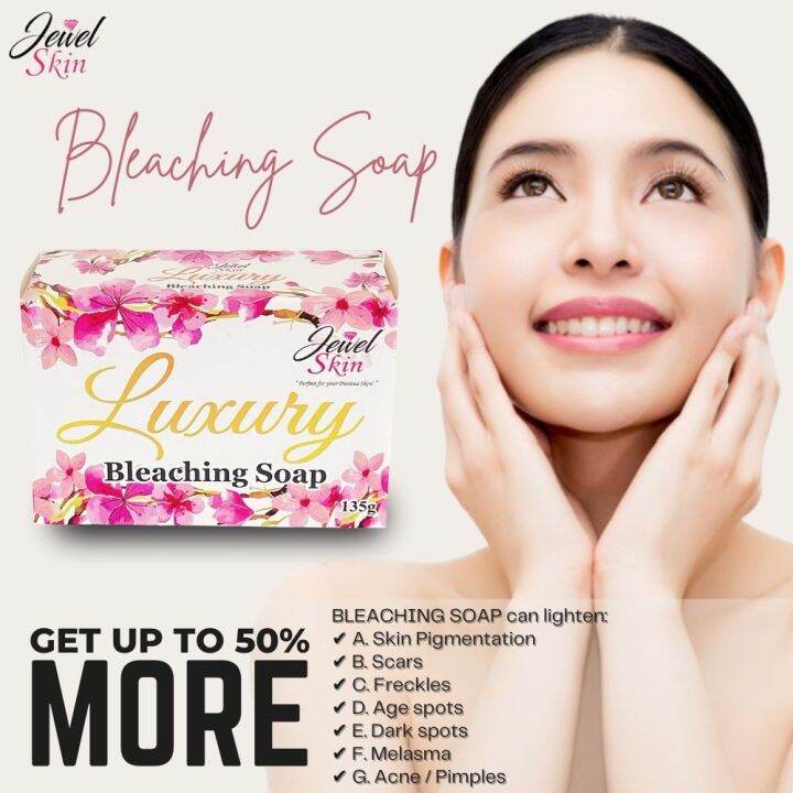 Jewel Skin Bleaching Soap l 10x Whitening Soap l Glutathione Whitening ...
