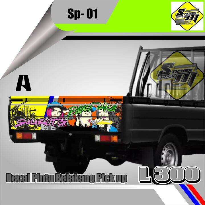 STICKER DECAL MOBIL PINTU BELAKANG L300 SP 01 | Lazada Indonesia