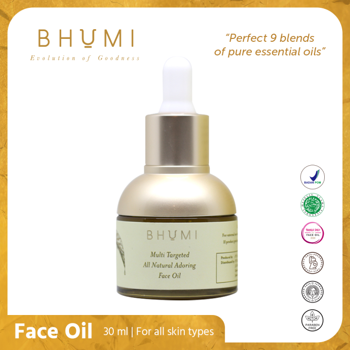 BHUMI Multi Targeted All Natural Adoring Face Oil | Lazada Indonesia