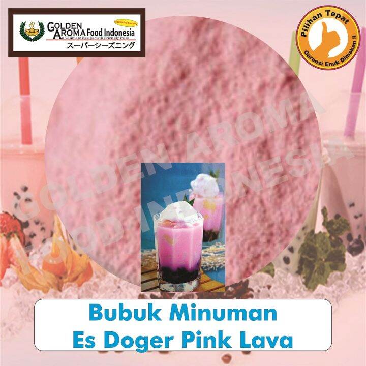 Bubuk Minuman Es Doger Pink Lava 1 Kg Es Doger Pink Lava Drinking ...