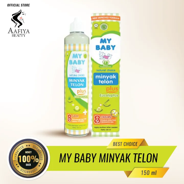 Minyak Telon plus Eucalyptus 8jam My Baby Minyak telon 150ml 100% ...