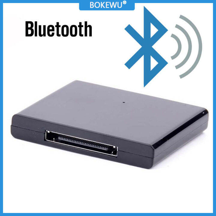 BOKEWU 30 Pin Wireless Bluetooth Receiver Audio Adapter 30 Pin Docking ...