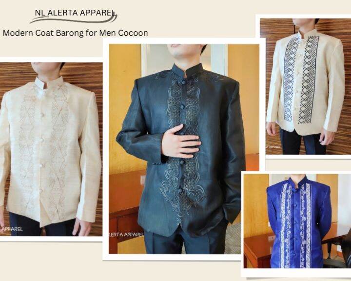 BARONG COAT FOR MEN COCOON | Lazada PH