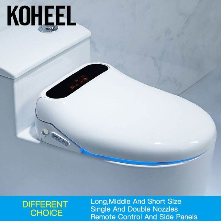 Intelligent Toilet Seat Electric Bidet Cover Smart Bidet Heated Toilet ...