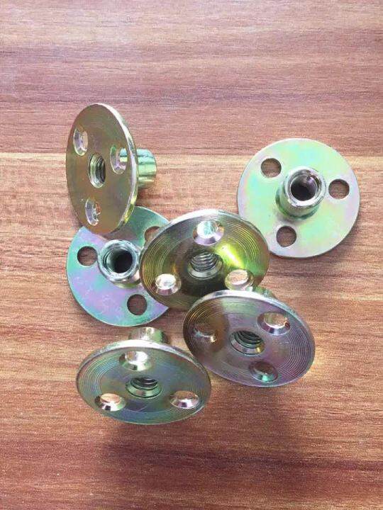 M6 M8 M10 M12 Iron Plate Lock Nut For Wood Furniture Splint Lock Nut Sofa Foot Lock Galvanized ...