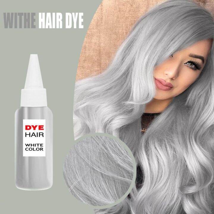 【CW】 Hair Dye Lasting Safe Fast Dyeing Smoky Gray Punk for Use | Lazada ...