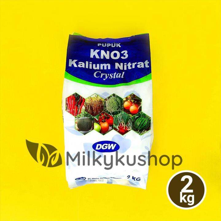 PUPUK DGW KNO3 KALIUM NITRAT CRYSTAL 2 KG KEMASAN PABRIK | Lazada Indonesia