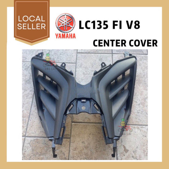 YAMAHA LC135 FI V8 CENTER COVER INNER COVER ORIGINAL HITAM MATI KAVER ...