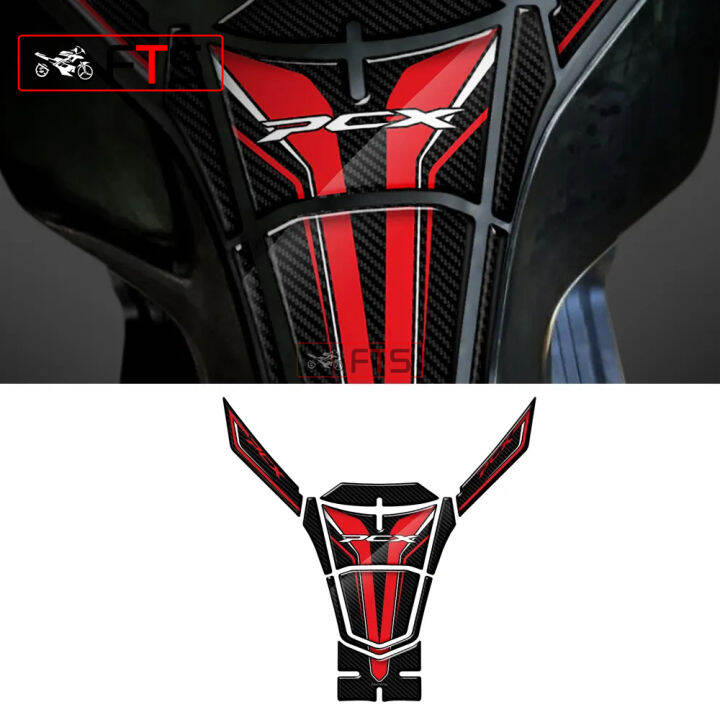 Fentlles Motorcycle Tank Sticker Gas Fuel Oil Tank Pad Protector ...