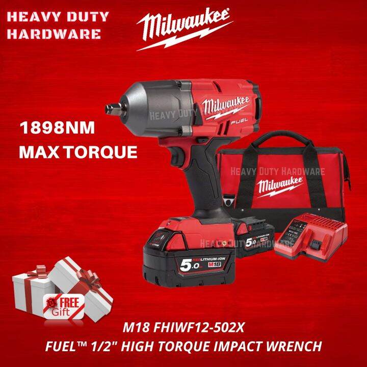 ASL Milwaukee M18 FUEL™ M18 FHIWF12-0/502X 1/2 " 1/2 Inch High Torque ...