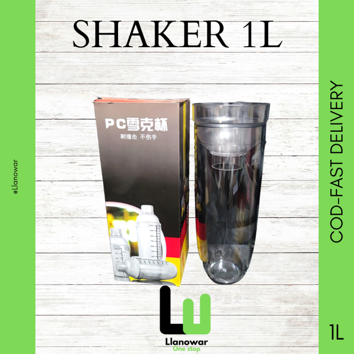High Quality Acrylic Cocktail PC Shaker with Label for Milktea, Milk ...