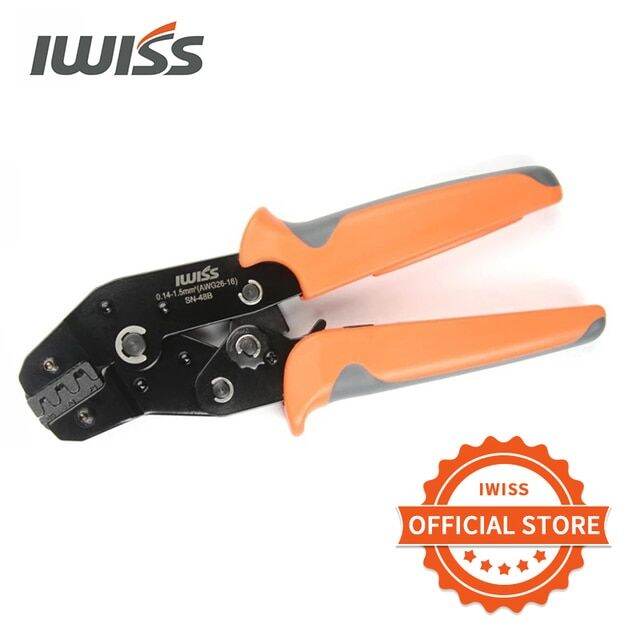 IWISS SN-48B Crimping Plier Car Electrical Wire Connector Plug ...