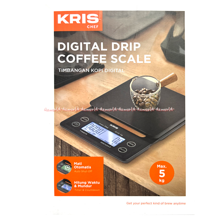 Kris Chef Digital Coffee Scale Max 5kg Krischef Timbangan Digital Cocok ...
