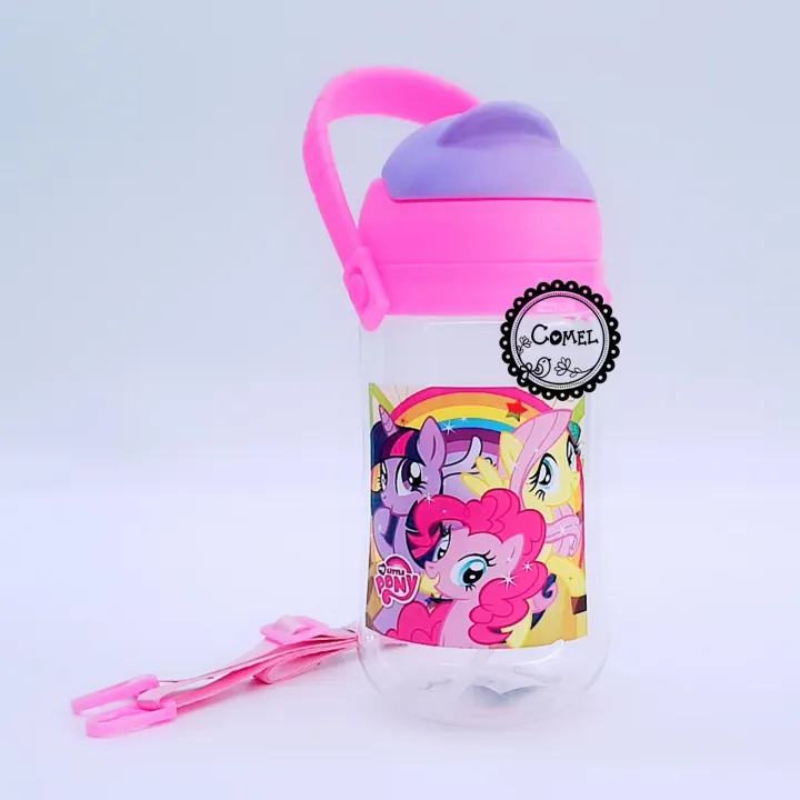 Comel My Little Pony Water Bottle with Straw | Lazada