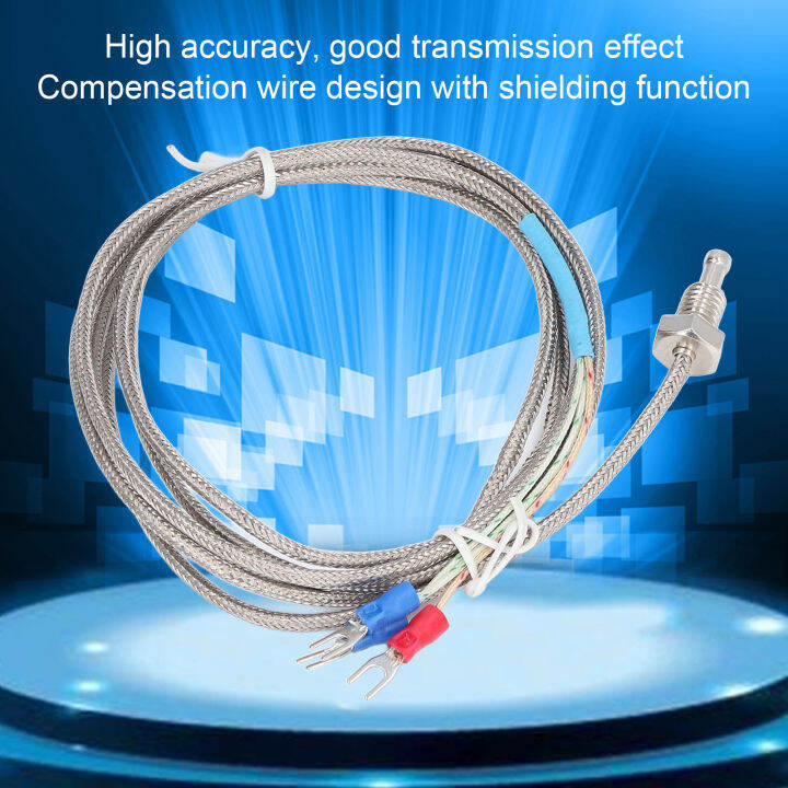 Temperature Sensor Shielding Wire High Sensitivity PT100 Thermocouple ...