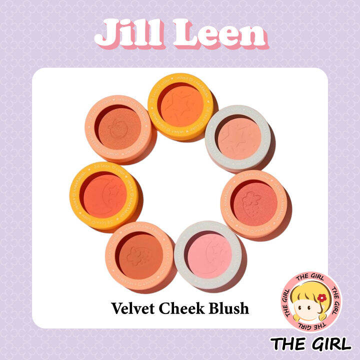 JILL LEEN Color Soft Matte Blush Jillleen 缤纷柔雾腮红 | Lazada