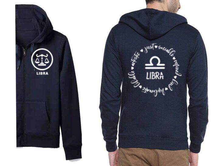 LIBRA ZODIAC SIGN NEW DESIGN HOODIE JACKET | Lazada PH