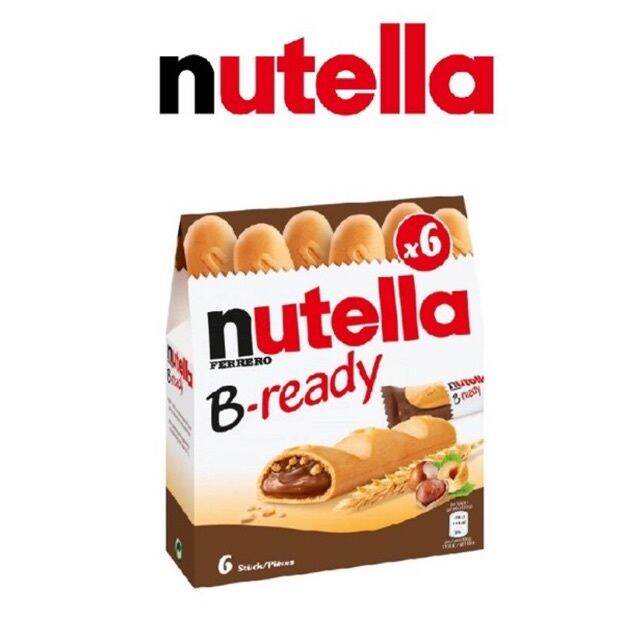 Nutella B-ready 132g X 6 pieces | Lazada