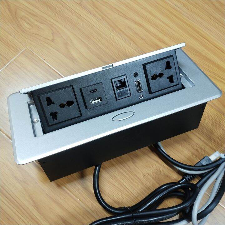 Customize Universal Power Outlet Usb Type-c Pop Table Conference Press ...