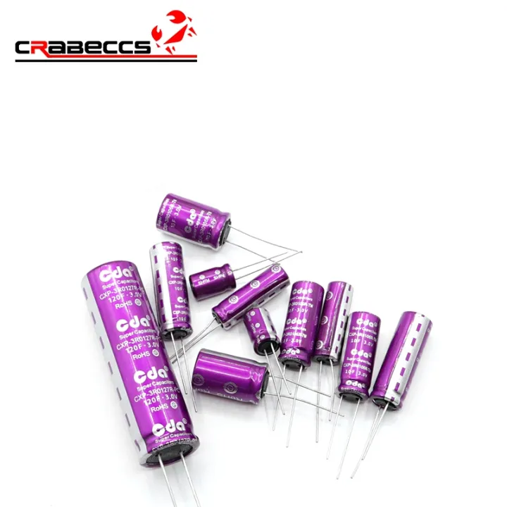 CDA3.0V 3V Super Capacitor 1F 2F 3.3F 5F 7F 10F 15F 18F 20F 25F 30F 50F ...
