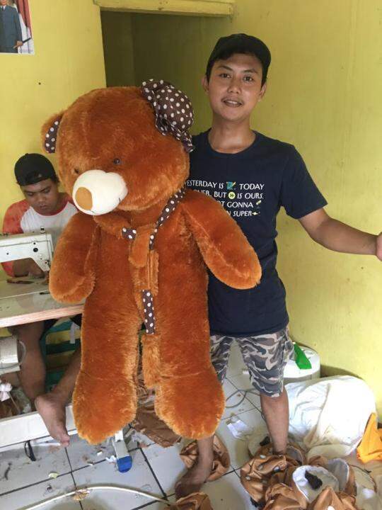 (COD) Boneka Teddy Bear Ukuran Giant 1 Meter | Lazada Indonesia